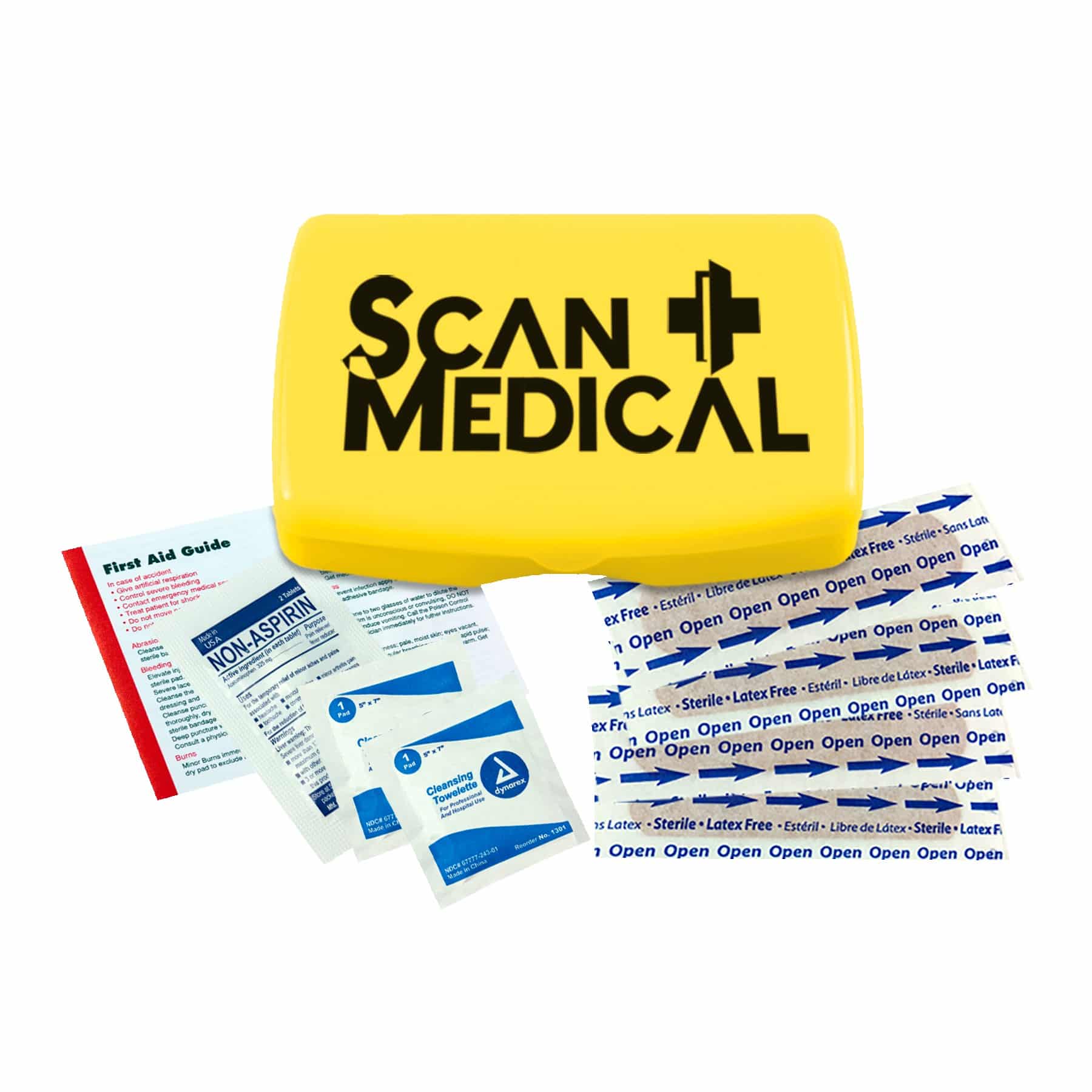 Express First Aid Kit With Non Aspirin Pain Reliever – Branded First ...